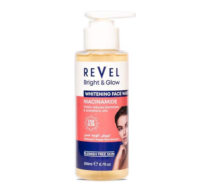 Revel Bright & Glow Whitening Face Wash Niacinamide for Blemish Free ...