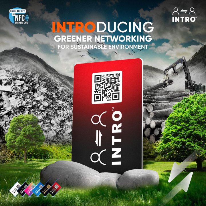INTRO CARD. NFC CARD. CONTACT SHARE EASILY | Infinity Card. | Daraz.com.bd