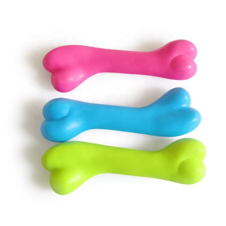 Solid Rubber Bone Toy for Medium and Small Dogs | Daraz.lk