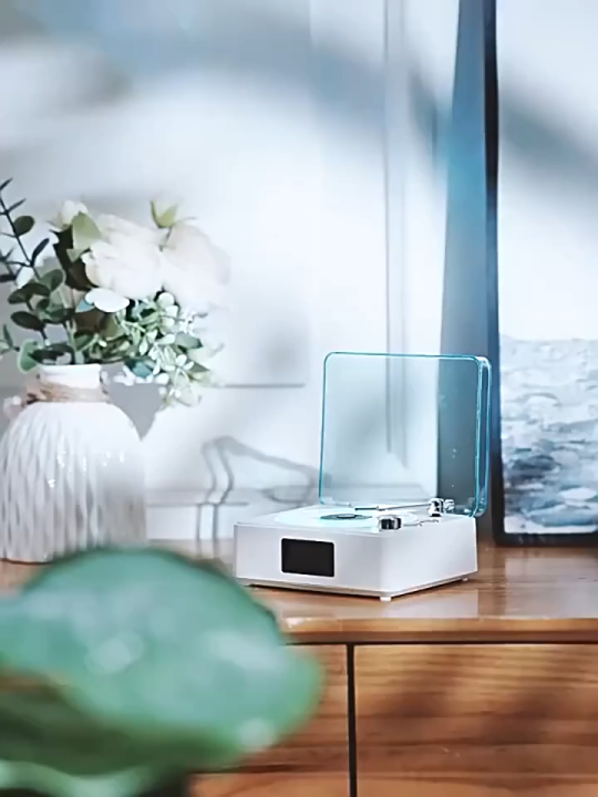 FONEstop - Mini Vinyl Bluetooth Speaker – Retro Sleep Aid Sound Machine ...