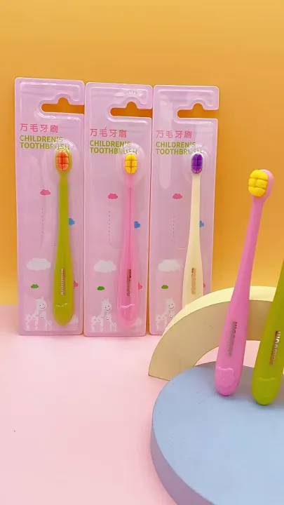 Ten Thousand Hair Bundled Bristles Fresh Macaron Color Children's ...