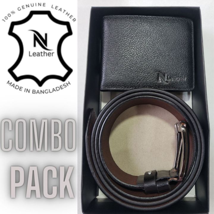 MODEL:NCC-01 Pure Cow Leather Stylish Wallet. Belt. Soft Leather ...