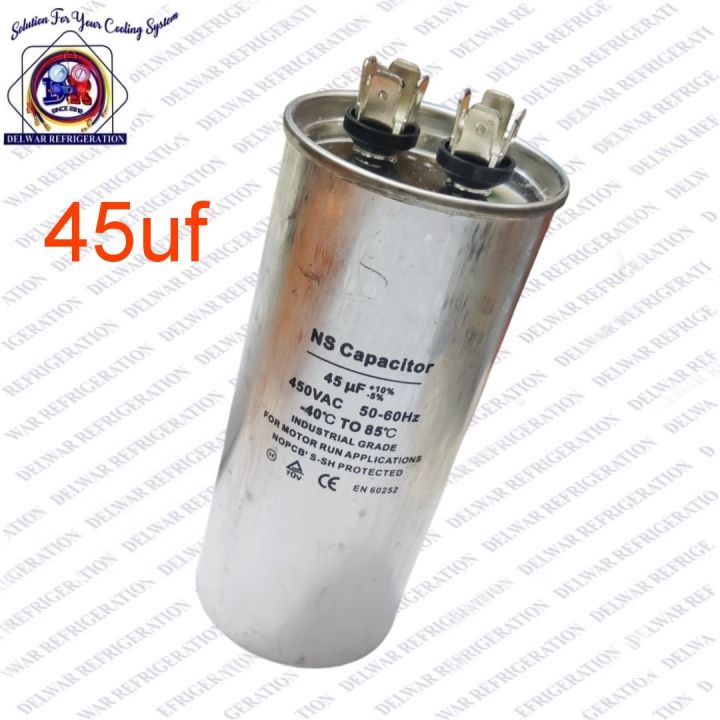 air conditioner compressor capacitor 45uf/450v NS brand made in China ...