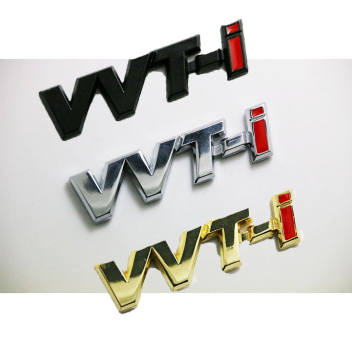 3D Metal VVT i Logo VVTi Emblem Car Fender Badge Trunk Sticker For ...