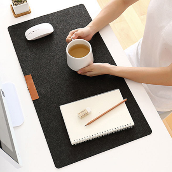 Desk Table Mouse Pad Soft Felt Gamer Mouse Pad Non-slip Desktop ...