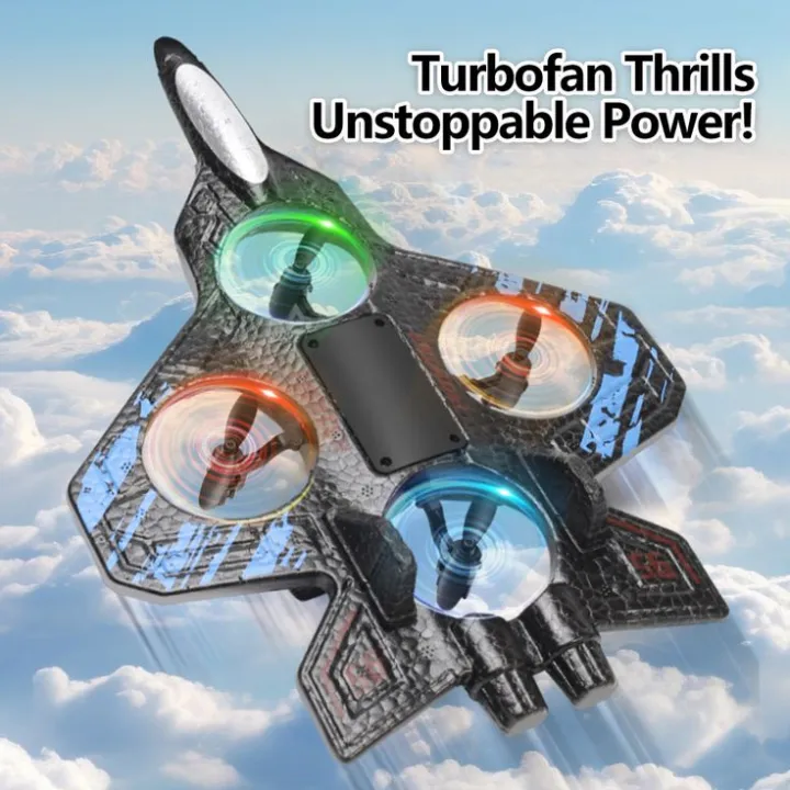 MAZ Premium RC Fighter Jet Plane - 2.4G Remote Control Foam Airplane ...