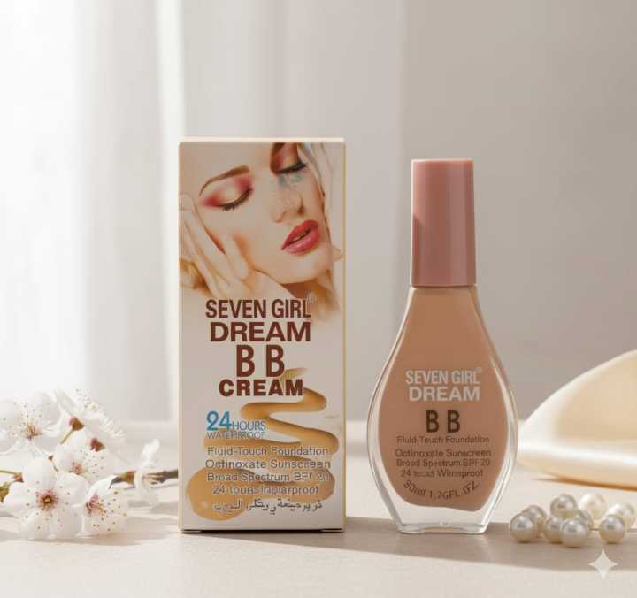 Seven Girl Dream BB Cream – 24 Hours Waterproof, SPF 30, Fluid-Touch ...