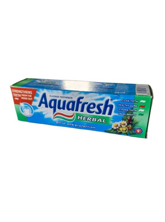 Floride toothpaste aqua fresh herbal protection in 25 ml | Daraz.pk