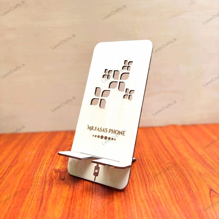 Phone stand, Customize wooden phone stand, phone holder, laser cut ...