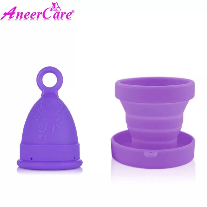 Medical Grade Silicone Menstrual Cup Ladies Menstrual Collection Safe ...
