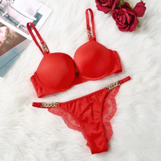 female undergarments beautiful set with foam cup bra and net underwear ...