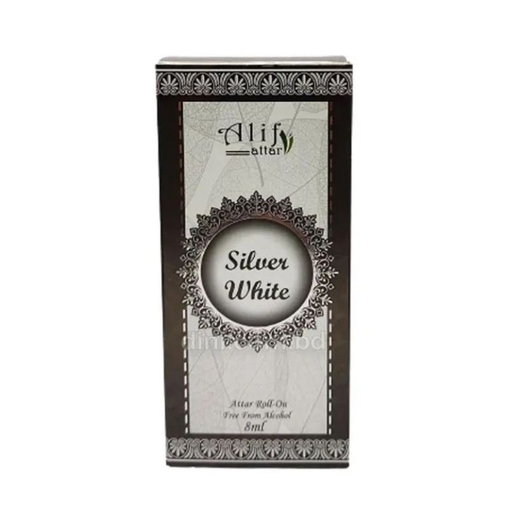 Alif Silver White Attar Long Lasting Roll On Ator Non Alcooholic ...