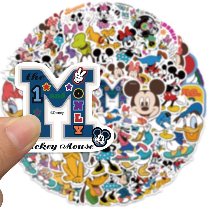 25 pcs Disney Minni Mickey Mouse stickers Anime decal diy skateboard ...