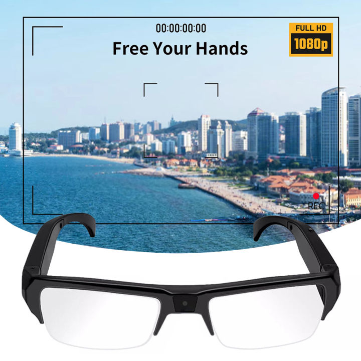1080P HD Mini Camera Glasses DVR Glasses Sports Video Glasses Outdoor ...