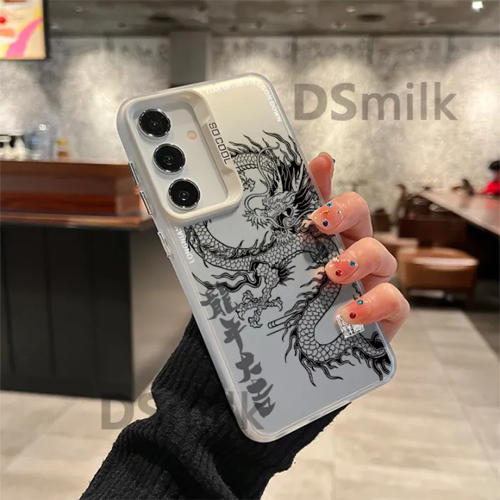Chinese Dragon Phone Case For S25 S24 S23 S22 S21 S20 FE Ultra Plus ...