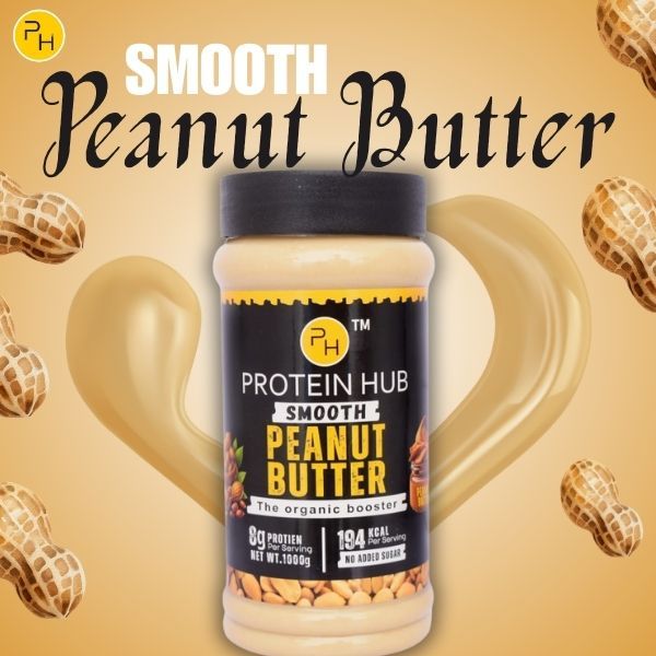PROTEIN HUB NATURAL PEANUT BUTTER 1000g -SMOOTH(no sugar added) | Daraz.pk