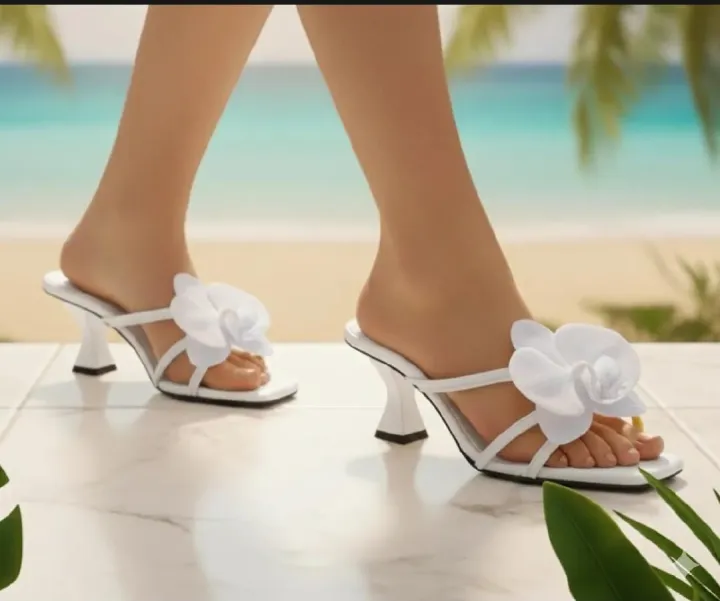 New Style Zara Flowers Heels For Girls&Women | Daraz.pk