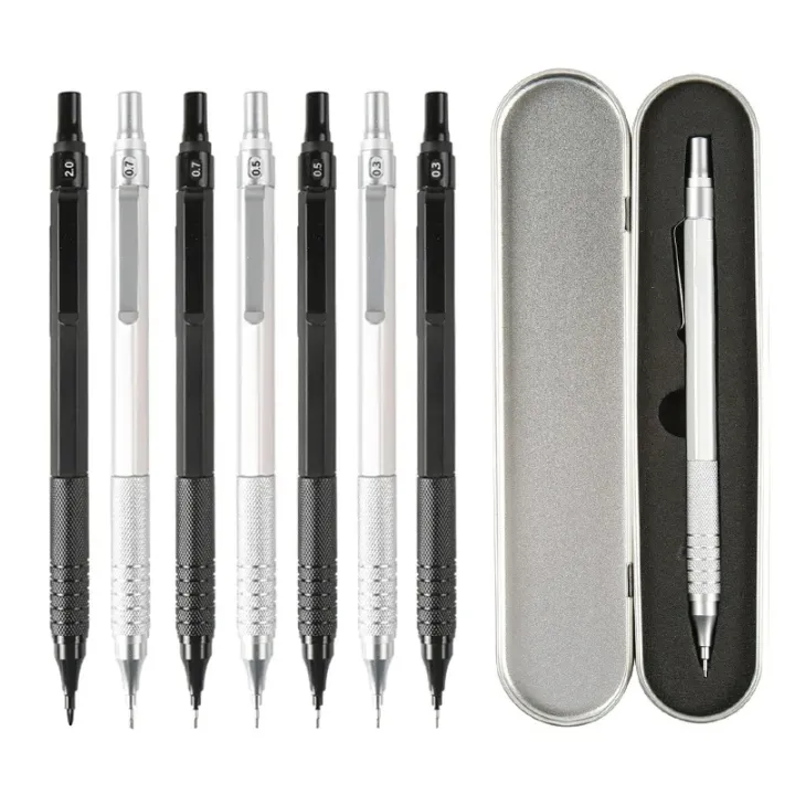 High Quality Metal Mechanical Pencils Set with Lead Refills Drafting ...