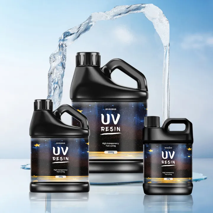 UV Resin Glue 250/500/1000g Pot Epoxy Resin And UV Lamp High ...