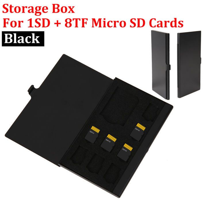 9 in 1 Portable Memory Card Case 1SD+ 8TF Micro SD Card Storage Case ...