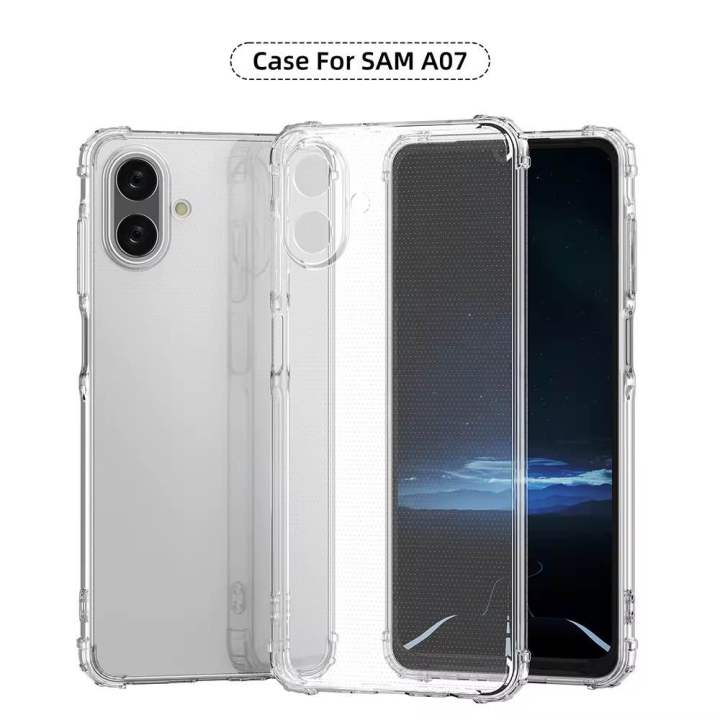 Samsung Galaxy A07 Shockproof Case High Quality Transparent Back Cover ...