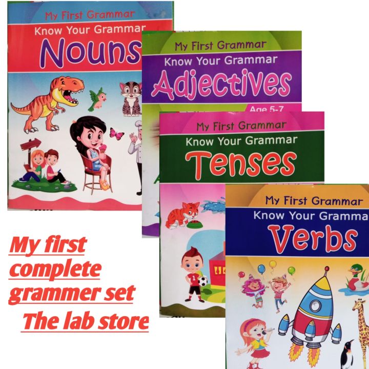 My first grammer activity workbook setfor childrens-Noun, adjective ...