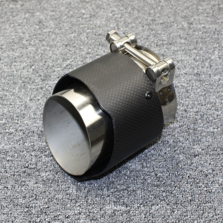 CARS attachment Exhaust pipe System muffler carbon fiber matte tailpipe ...