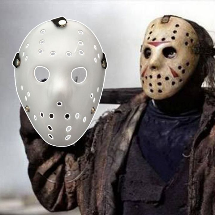 Mask New Freddy vs Jason Horror Fun Mask All White Pure White Jason ...