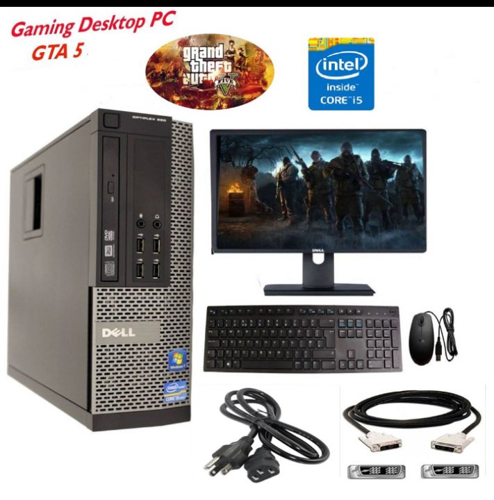 "Complete Gaming PC Setup Dell OptiPlex 390/790/990 (Intel i3/i5/i7 ...