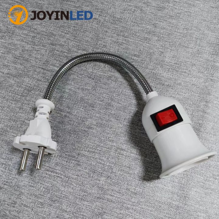 E27 Flexible Extension Converter LED Light Lamp Bulb Extend Adapter ...