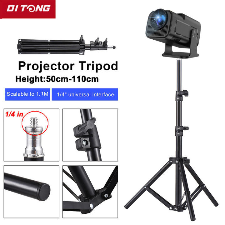 DITONG 110cm Portable Bracket for magcubic HY300 pro Projector Tripod ...
