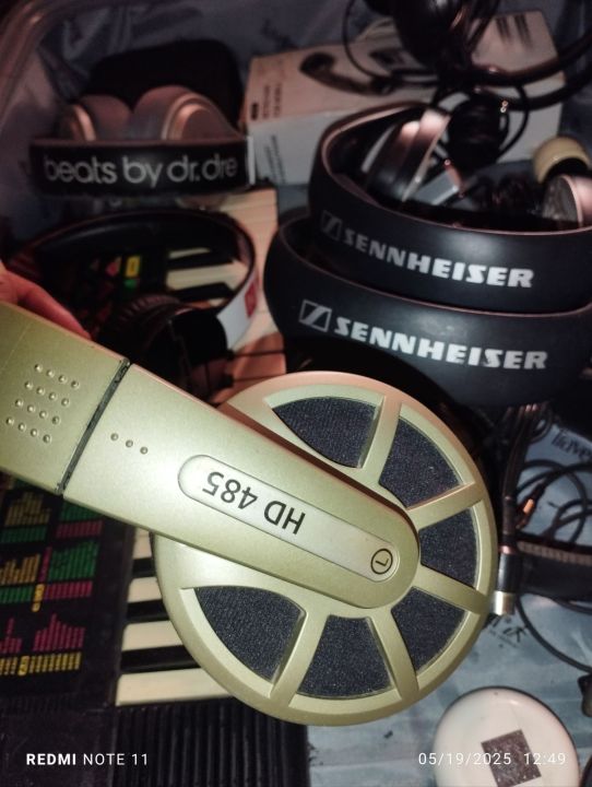 Sennheiser HD-485 Supra Aural Open Back Dynamic HiFi-Stereo Hi-Res ...