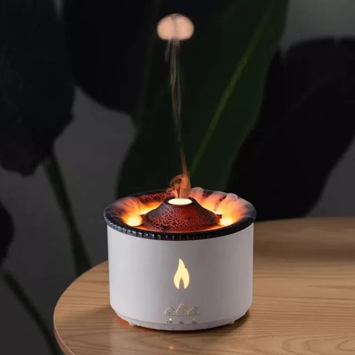 Mesmerizing Mist Volcano Flame Aroma Diffuser: Jellyfish Effect ...