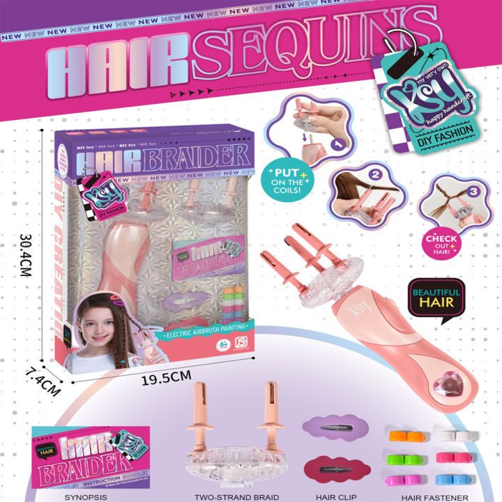 New Electric Automatic Hair Braider DIY Braiding Hairstyle Tool Twist ...