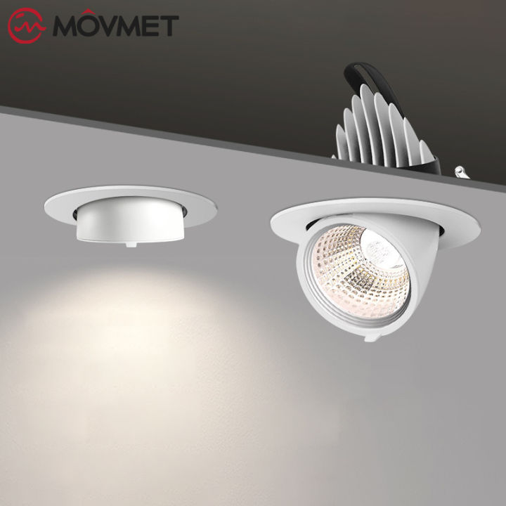 9W/16W/25W LED Spotlight Elephant Trunk Ceiling Lamp Iron Adjustable ...