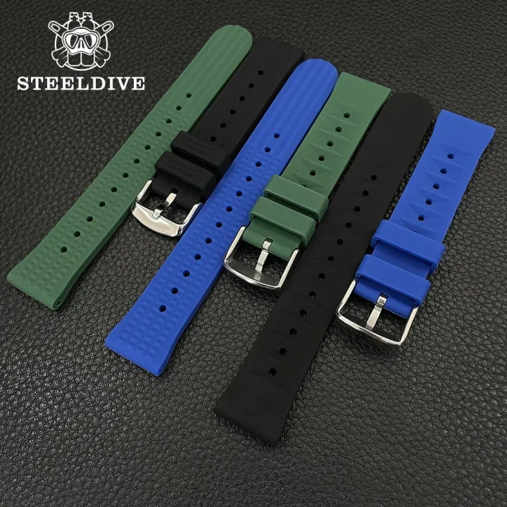 STEELDIVE Automatic Mechanical Strap 20mm Replacement Watch bands ...