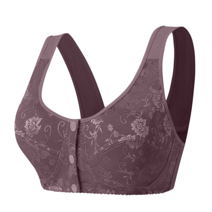 Front Hook Seamless Wireless Bra Comfortable Adjustable Supportive ...