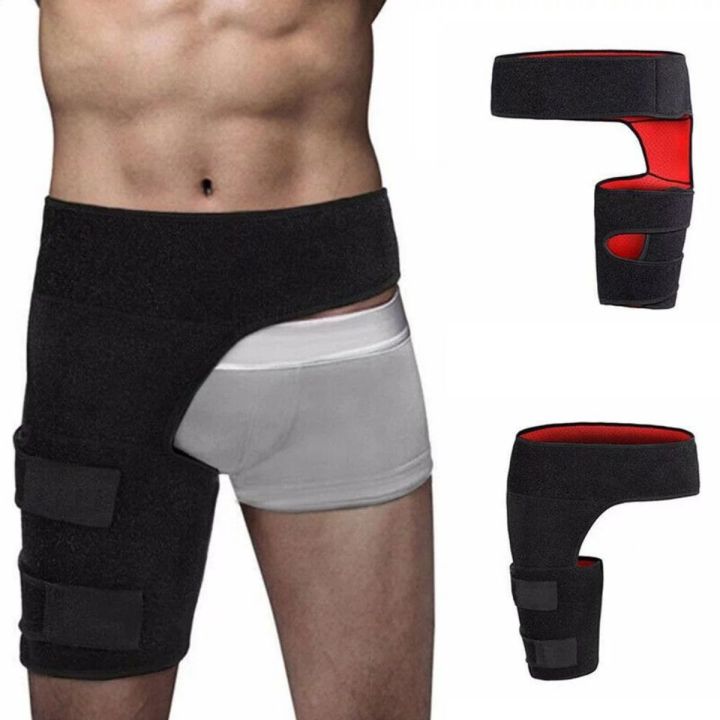 Hip Brace Thigh Compression Sleeve, Hamstring & Groin Compression ...