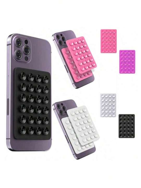 Mobile Silicone Suction Pad Phone Holder Sticky For Every Mobile Phone ...