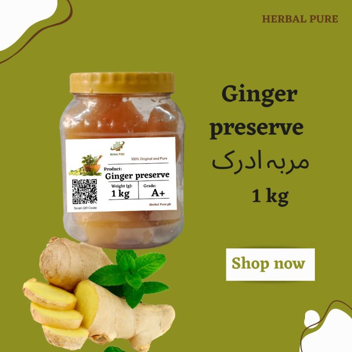 Murabba Adrak (Ginger Preserve) 1 Kg - A+ Grade - Adrak Ka Murrabba ...