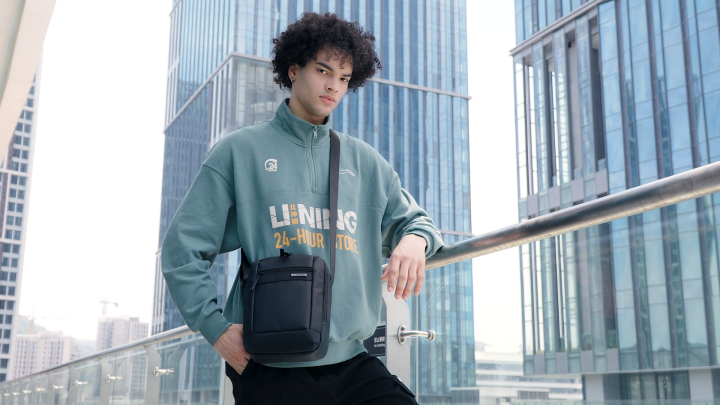 GOLDEN WOLF Cross Body Shoulder Bags for Men, Water-resistant Messenger ...