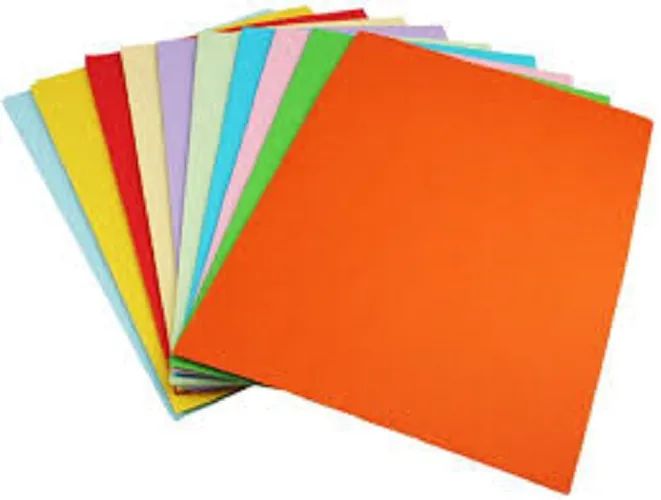 Colour A4 Sheets 100 pack with 10 mix colours (High quality Colour ...