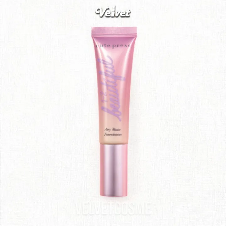 Cute Press Foundation Cream One-Two-Beautiful Airy Matte Foundation 1-2 ...