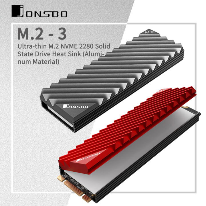 JONSBO M.2 SSD NVMe Heat Sink 2280 Solid State Hard Disk Aluminum ...