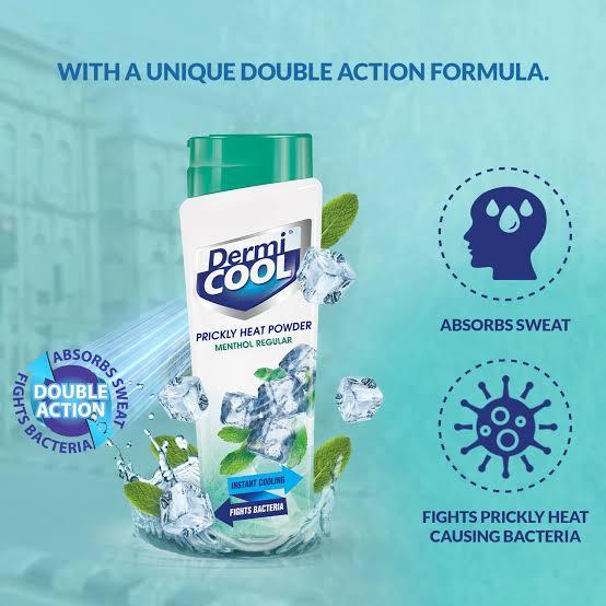 Dermi Cool Prickly Heat Powder Radiant Sandal 150ml | Daraz.com.bd