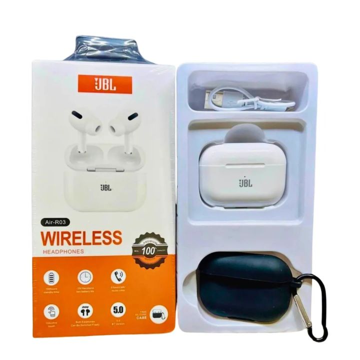 JBL Air R03 TWS Premium Quality AirPods True Wireless Earbuds Airpods ...