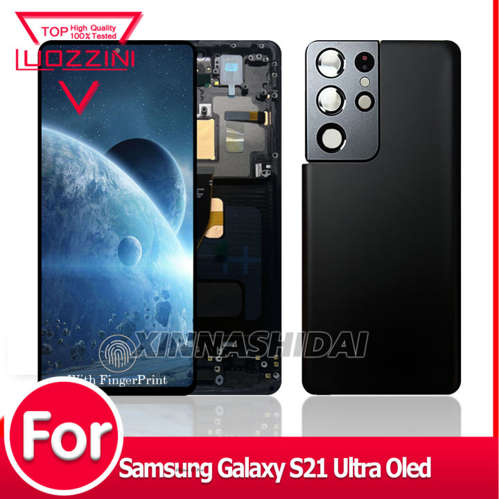 New OLED Big Size Screen Assembly for Samsung Galaxy S21 Ultra 5G G998B ...