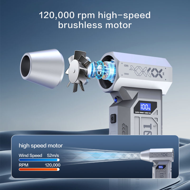 120000RPM Electric Air Turbo Blower Jet Fan Brushless Motor ...