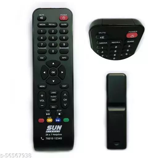 DTH SUN SD Receiver Remote Control | Daraz.lk