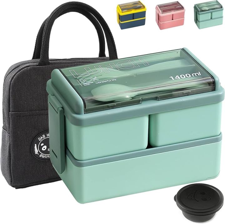 Lunch Box Bento Box Oven Safe Box Multiple Layers Bow 1400ml | Daraz.com.bd